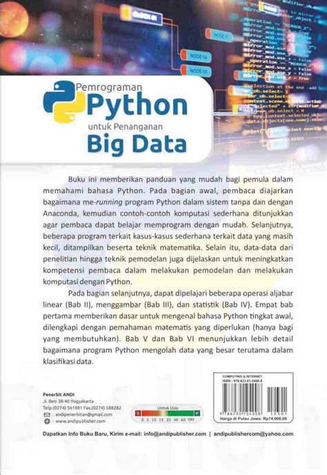 Jual Buku Pemrograman Python Untuk Penanganan Big Data Di Seller Buku