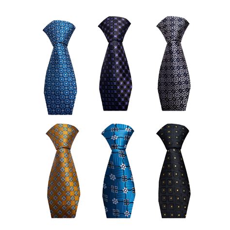 Teloly 6pcs Ties For Menhigh End Sensation Mens Tiesperfect Cut Mens