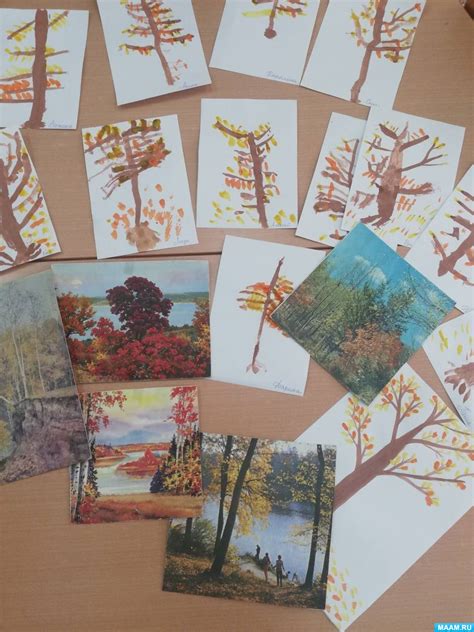 Рисование «Осеннее дерево в средней группе 3 фото Воспитателям детских садов школьным