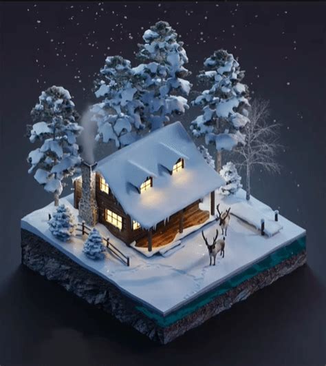 Create Seamless Snow Animation In Blender