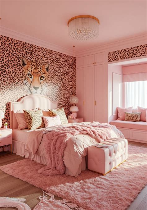 Pink And Cheetah Bedroom Inspiration Add Bold Patterns With A Cozy