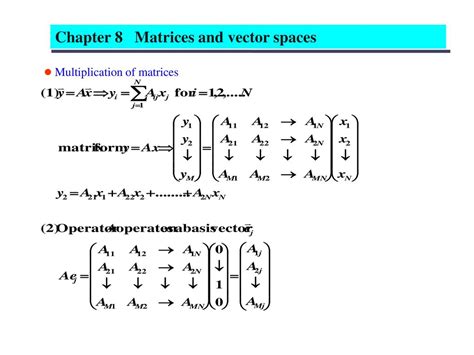 matrices and vector spaces ppt download