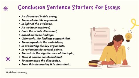 Conclusion Sentence Starters How To End Essays With Impact