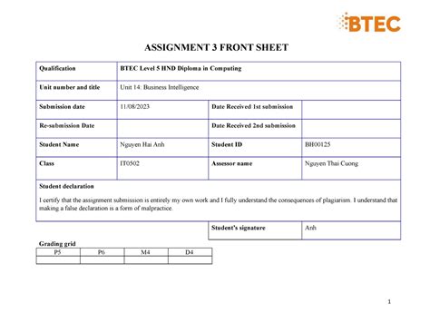 Asm3 Bi Nguyen Hai Anh Bh00125 Introduction To C Programming Language
