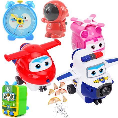 晨光超级飞侠系列小爱jps95638包警长95639乐迪95640铅笔刀手摇削笔器多功能小学生用卡通削笔机自动进铅绞笔 虎窝淘