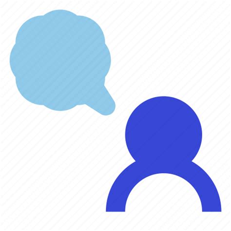 Chat Bubble User Icon Download On Iconfinder