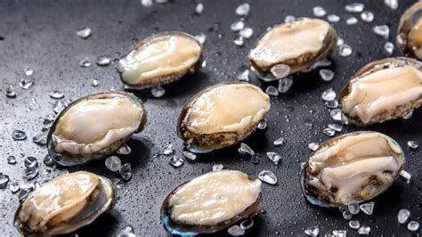 Black Ingredients Sea Health Shell Seafood Map Powerpoint Background