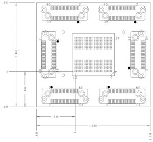 LPDDR4 432 Ball Compliance Interposer Nexus Technology Inc
