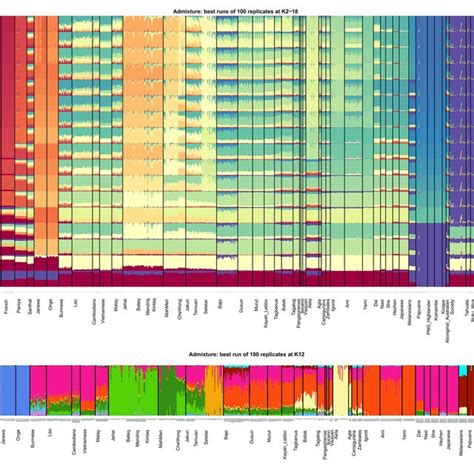A Structure Analysis Based On Autosomal Snp Loci Best Runs Of 100