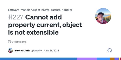 Cannot Add Property Current Object Is Not Extensible · Issue 227