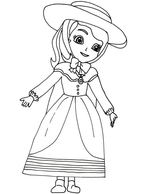 Desenhos De Princesa Sofia Muito Fofa Para Colorir E Imprimir Colorir Info