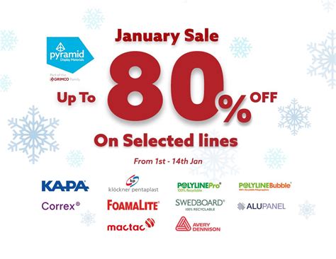 Pyramid Display Materials Limited On Linkedin Pyramids January Sale Is Here Save Up To 80