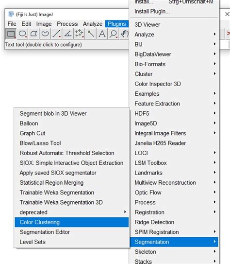 Imagej Segmentation Color Clustering Help To Make Automatic With Macro