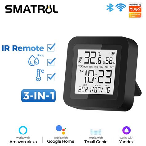 Smatrul Tuya Smart Wifi Ir Remote Control Universal Temperature