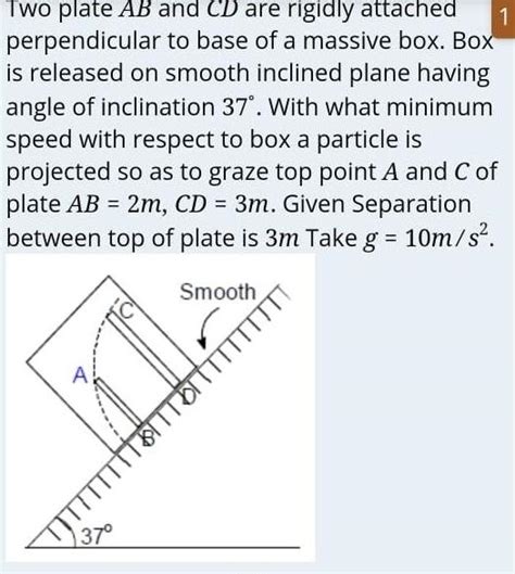 [answered] two plate ab and cd are rigidly attached 1 perpendicular to