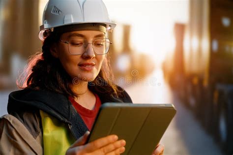 Working In Container Terminal Stock Image Image Of Dock Transportation 378945335