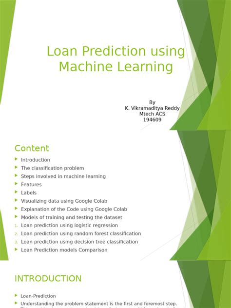 Loan Prediction Using Machine Learning Pdf Cross Validation
