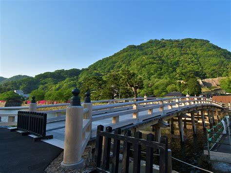 鳥取城の写真擬宝珠橋より山上ノ丸を望む 弥一左衛門さん 攻城団