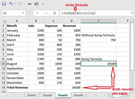 Excel Array Formula Easy Excel Tips Excel Tutorial Free Excel