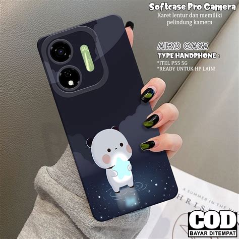 Jual Softcase ITEL P55 5G Terbaru Fashion Case KARTUN Case Hp ITEL P55 5G KesingITEL P55