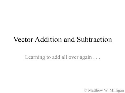 Pdf Vector Addition And Physics1 Vector Graphical Pdf1 Add Or