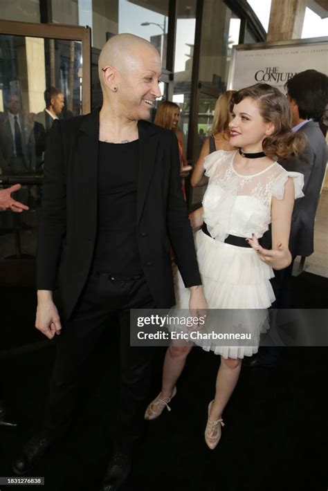 Composer Joseph Bishara And Joey King Seen At New Line Cinemas The
