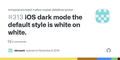 ios dark mode the default style is white on white · issue 313 · mmazzarolo react native modal