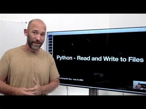 Free Video Python Read And Write To Files From Eli The Computer Guy Class Central