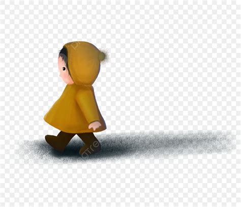 만화 포스터 그림 일러스트 손으로 그린 아름다운 비옷을 패턴 장식 디자인 입고 Png 일러스트 및 Psd 이미지 무료 다운로드 Pngtree