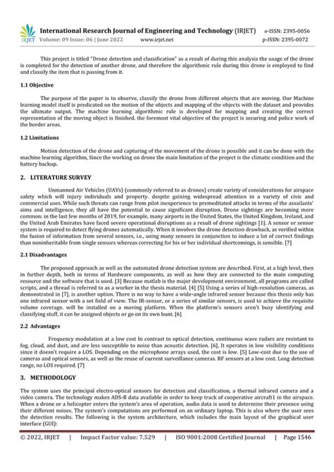Drone Detection And Classification Using Machine Learning Pdf