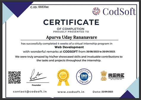 Codsoft Cip Internship Apurva Rananavare