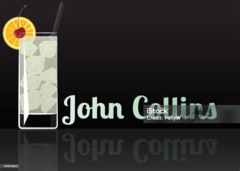 공식 칵테일 아이콘 잊을 존 콜린스 만화 일러스트 레이 션 0명에 대한 스톡 벡터 아트 및 기타 이미지 0명 개념 개념과 주제 Istock