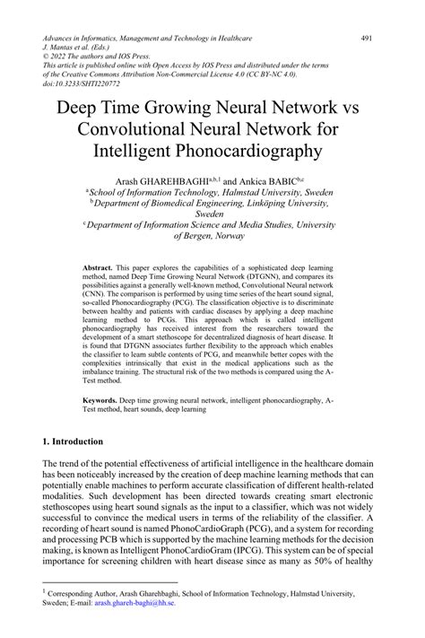 Pdf Deep Time Growing Neural Network Vs Convolutional Neural Network For Intelligent
