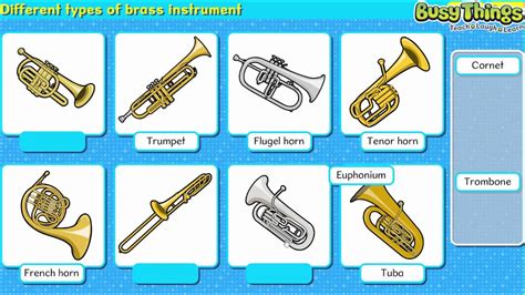 Types Of Brass Instruments