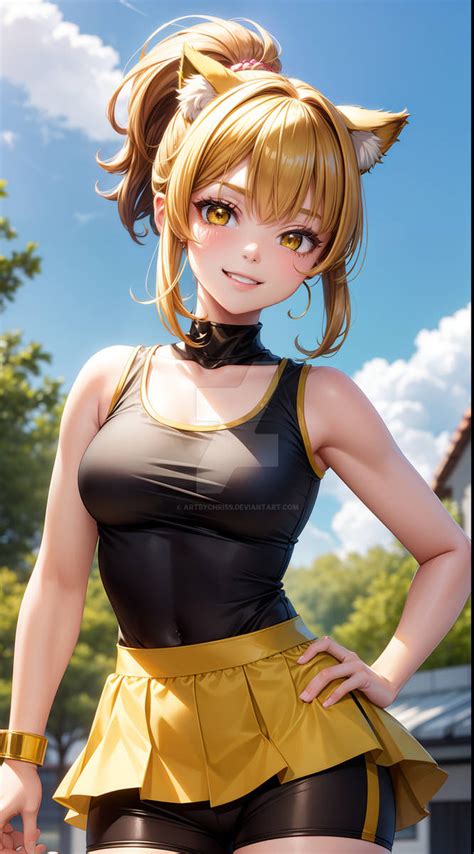 Cute Anime Girl By Artbychriss On Deviantart