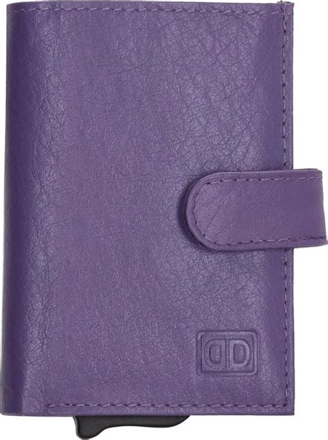 Double D FH Serie Pasjeshouder Safety Wallet Paars Bol