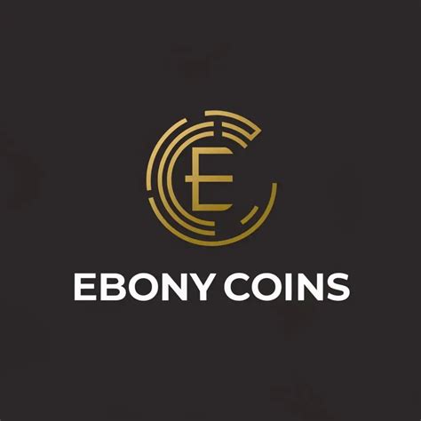 Logo Design For Ebony Coins Bold Coin Symbol With A Modern And
