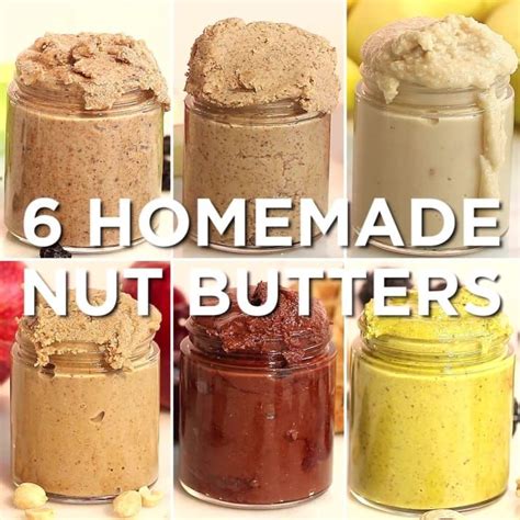 6 Delicious Nut Butters You Can Make At Home Homemade Nut Butter Nut