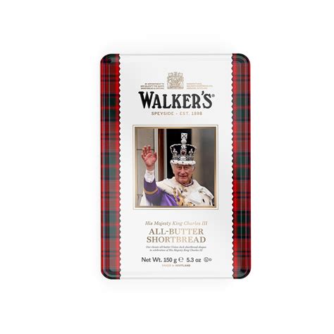 His Majesty King Charles Iii Walkers Shortbread Tin Walkers Shortbread