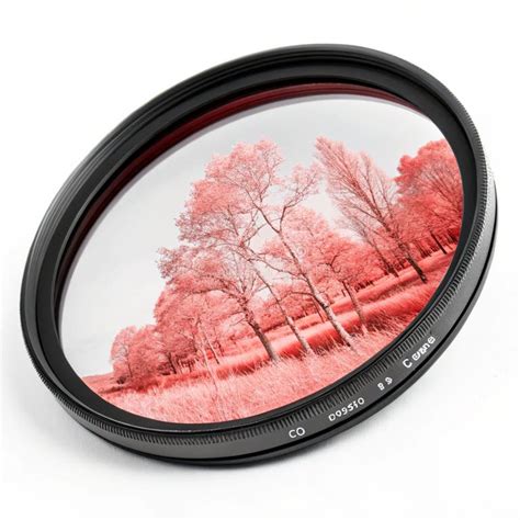 Infrared Filter Realistic Effect Illustration Isolated On White Stock