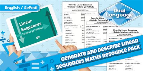 Grade 4 Generate And Describe Linear Sequences Maths Resource Pack