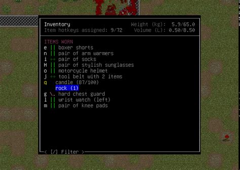 When Picking Up Items They Go In The Items Worn Section Of The Inventory · Issue 40122