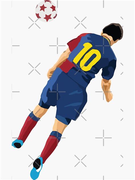 Messi Vs Man Utd 2009 Sticker For Sale By Cartmaxx Redbubble