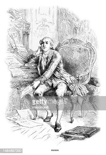 Portrait Of Jacques Necker A Genevan Banker And Statesman Who Served As