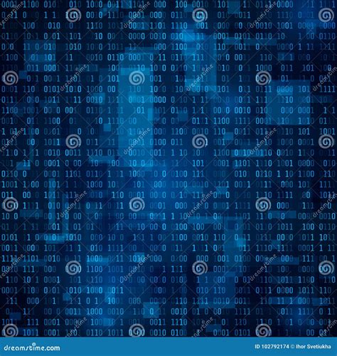 Technology Abstract Background Binary Code Encryption And Coding Data