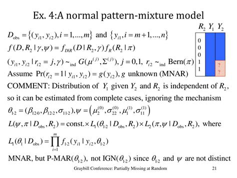 Ppt Partially Missing At Random And Ignorable Inferences For