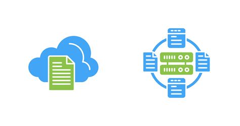 File And Server Icon Vector Art At Vecteezy