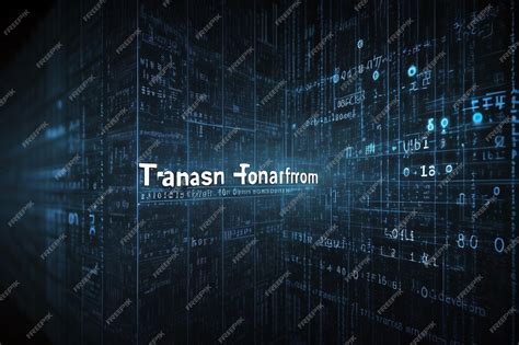 Premium Photo Digital Transformation Concept System Engineering Binary Code Programming