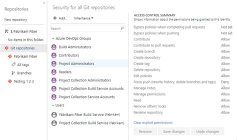 permissions security groups and service accounts reference azure devops microsoft learn