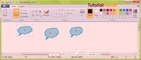 MS Paint म Picture य Drawing क Select कस करत ह TutorialPandit
